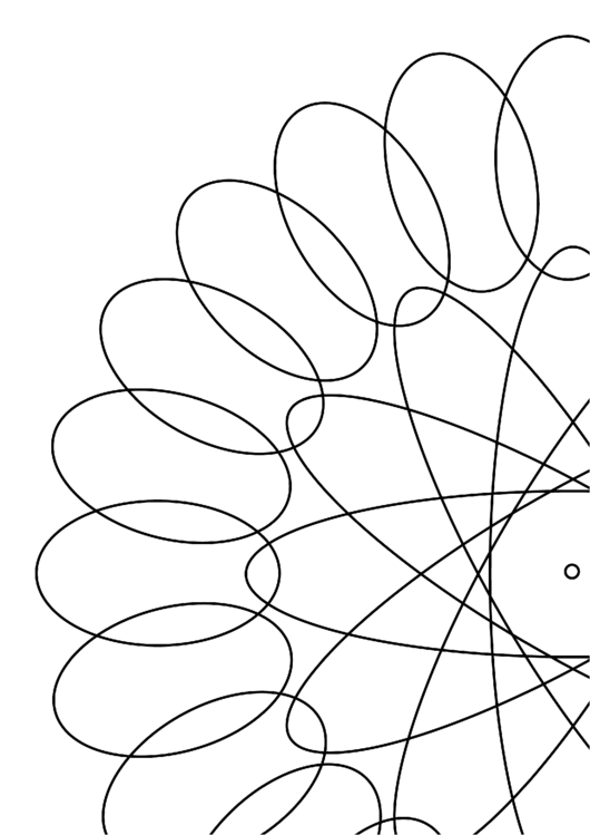 Mandala Template printable pdf download