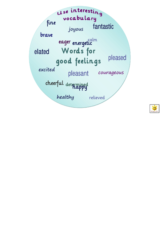 Vocabulary List printable pdf download