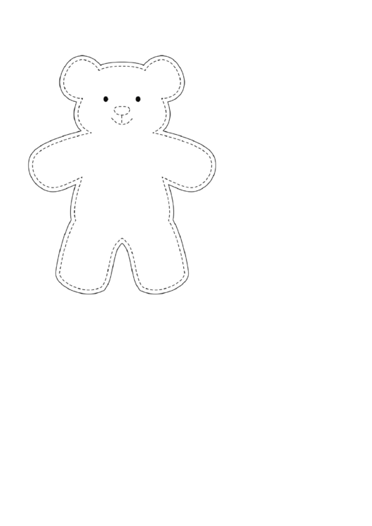 Teddy Bear Template Printable Pdf Download