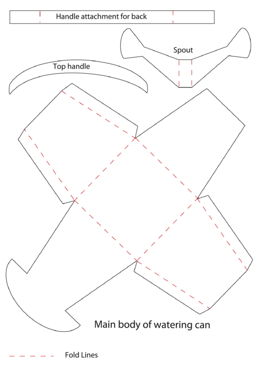 Teapot Spout Template