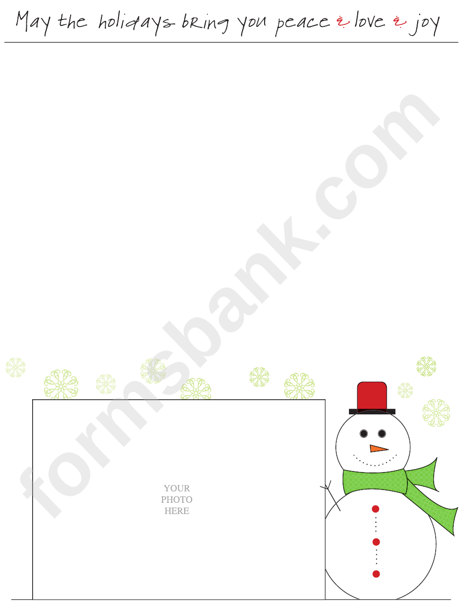 Christmas Letter Writing Template printable pdf download