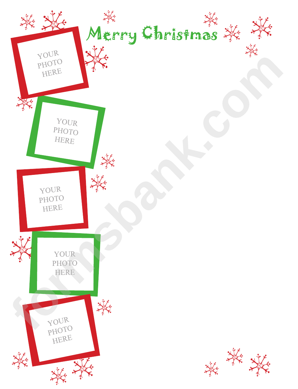Christmas Letter Writing Template printable pdf download