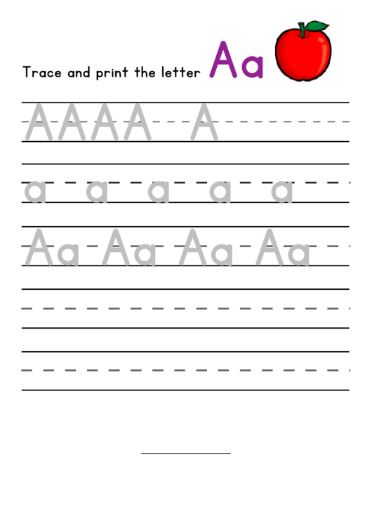 Alphabet Handwriting Practice Sheet Printable Pdf Download