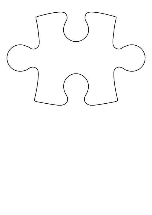 Large Puzzle Piece Template Printable Pdf Download