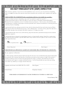Do Not Resuscitate Or Intubate Request Form-oh - Wellsbrooke printable ...