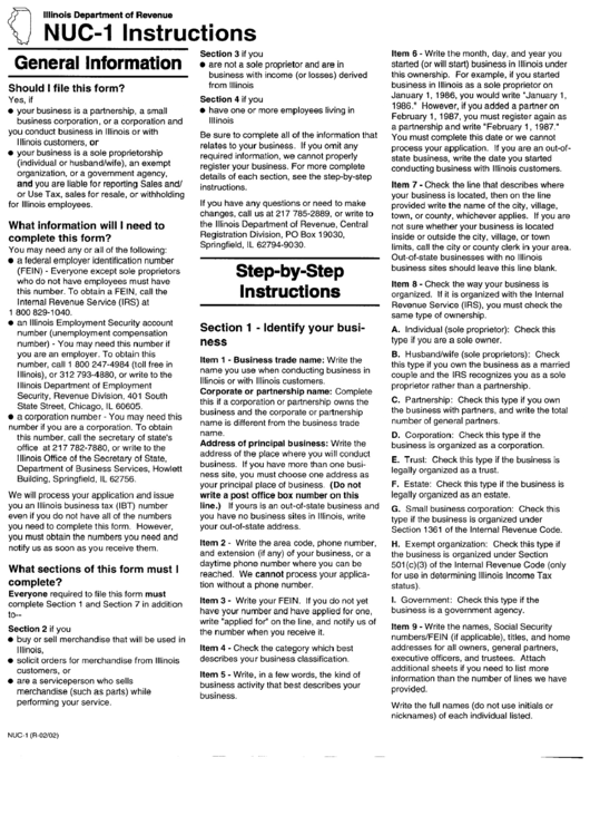 Nuc-1 Instructions printable pdf download