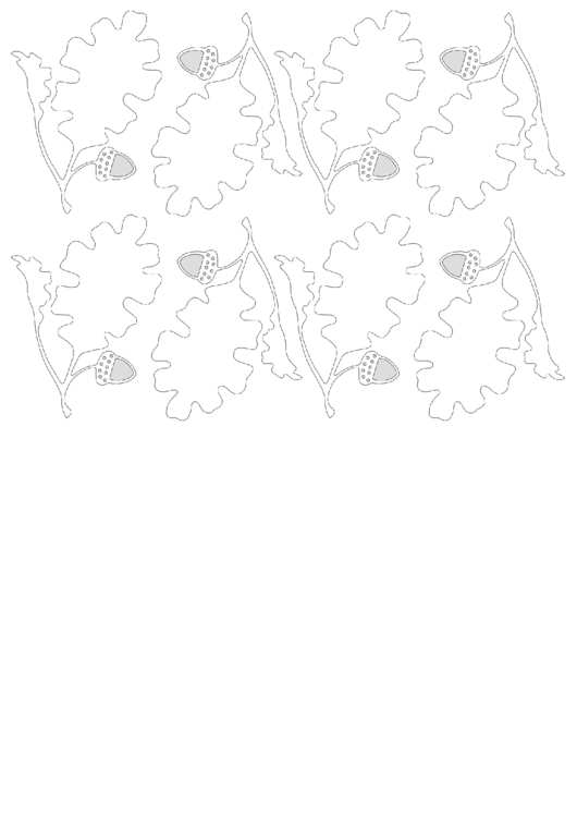 Thanksgiving Acorn Coloring Sheet printable pdf download