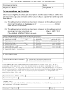 Form Ssa-787 - Physician's/medical Officer's Statement Of Patient's ...