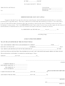 Fillable Affidavit Of Incarceration Form printable pdf download