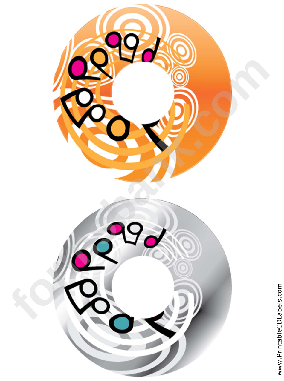Cd Label Template printable pdf download