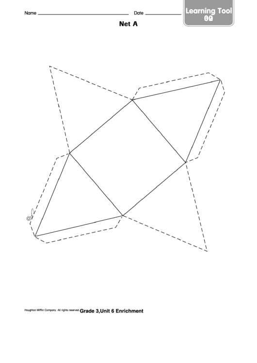 Net A Template printable pdf download