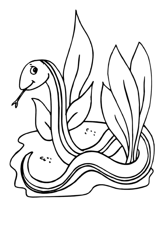 Snake Coloring Sheet printable pdf download