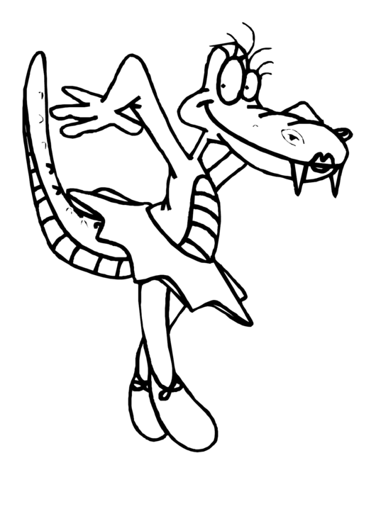 Coloring Sheet - Dancing Pet printable pdf download