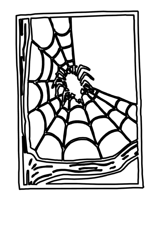 Coloring Sheet - Spider printable pdf download