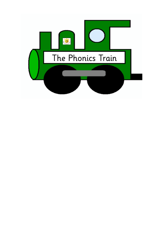 Spelling Frame Abc Template (The Phonic Train) printable pdf download