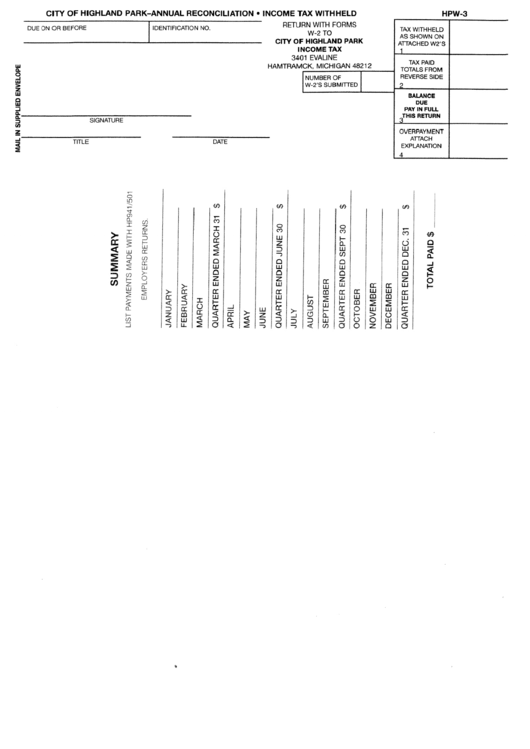 Income Tax Withheld Form printable pdf download