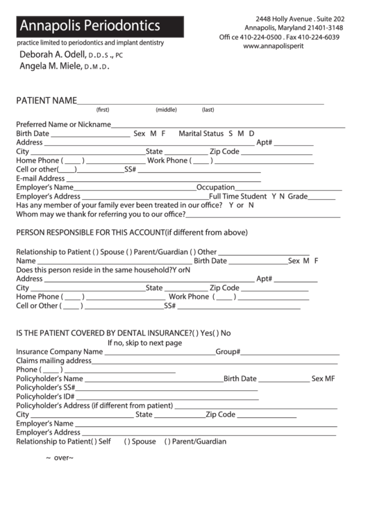 Top 107 Samples Patient Information Form Templates free to download in ...