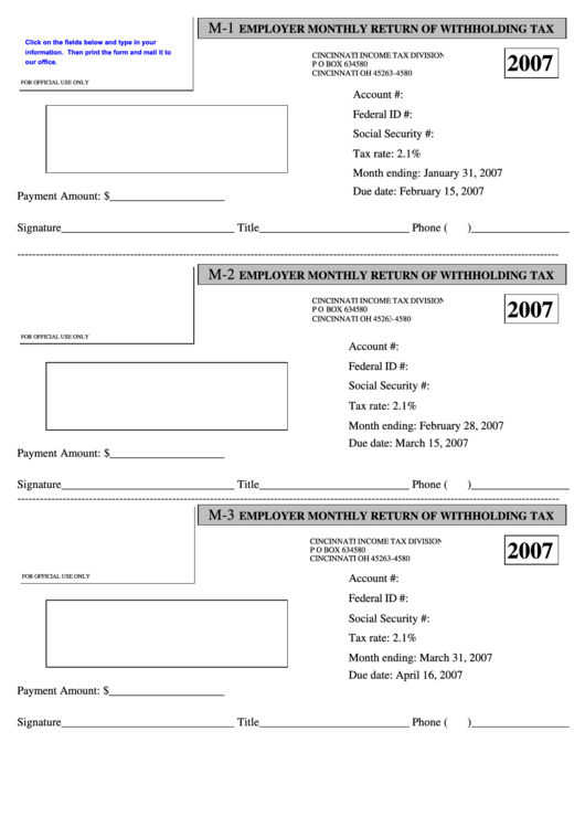 Monthly Tax Return Adalah - Delinewstv