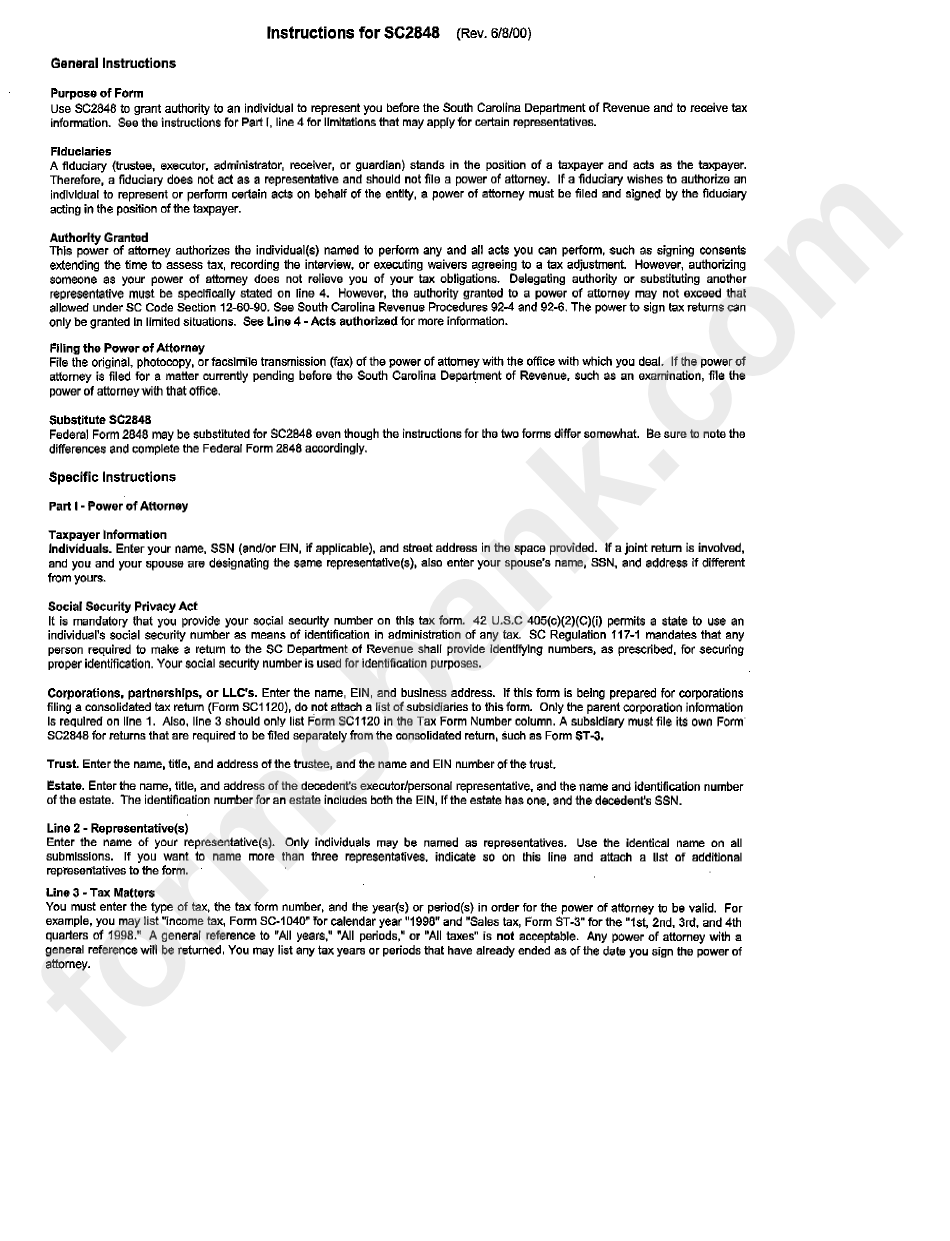 Instructions For Sc2848 printable pdf download