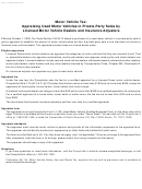 Fillable Texas Used Motor Vehicle Certified Appraisal Form printable ...