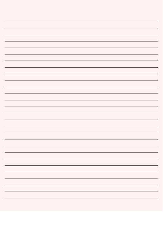 Wide Lined Paper printable pdf download