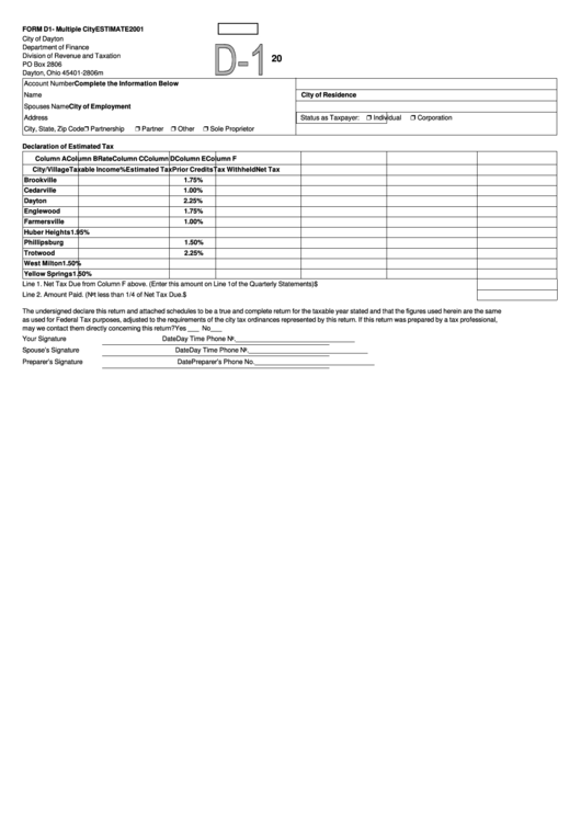 Ca Sla Fillable D1 Form Printable Forms Free Online