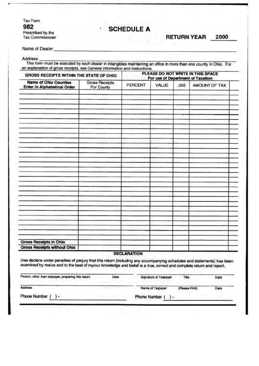 Fillable Form 982 - Printable Forms Free Online