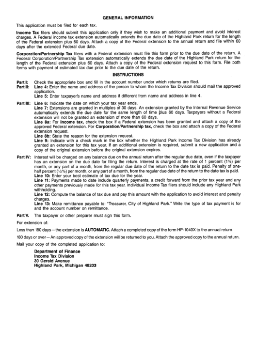 General Information Income Tax printable pdf download