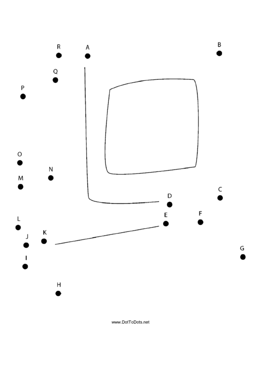 Computer Dot-To-Dot Sheet printable pdf download