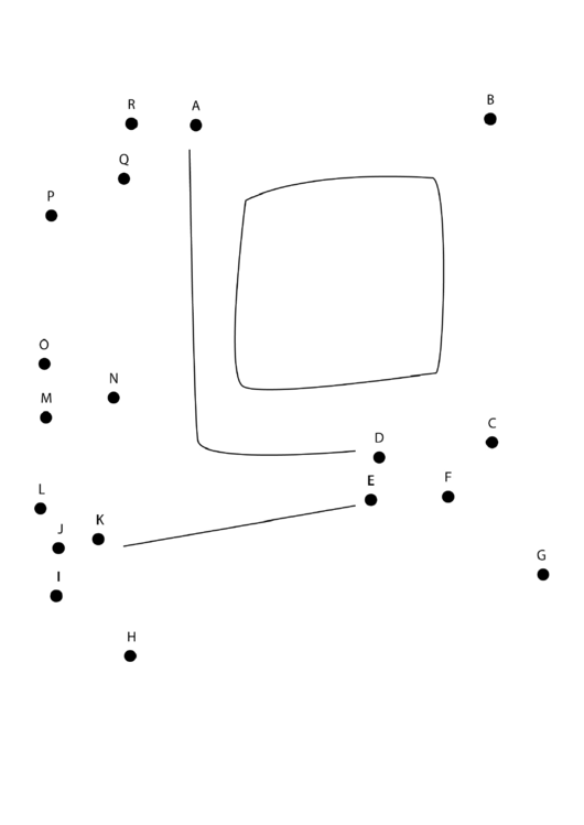 Computer Dot-To-Dot Sheet printable pdf download