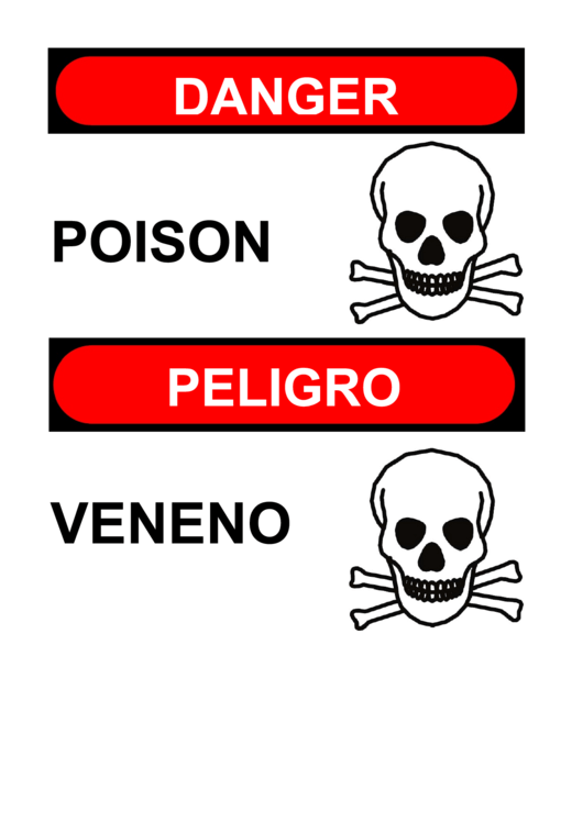 Danger Sign Template printable pdf download