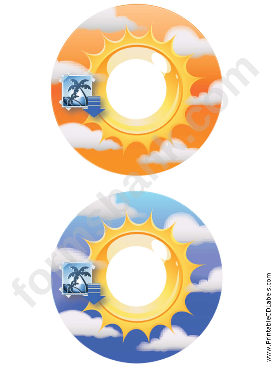 Cd Label Template printable pdf download