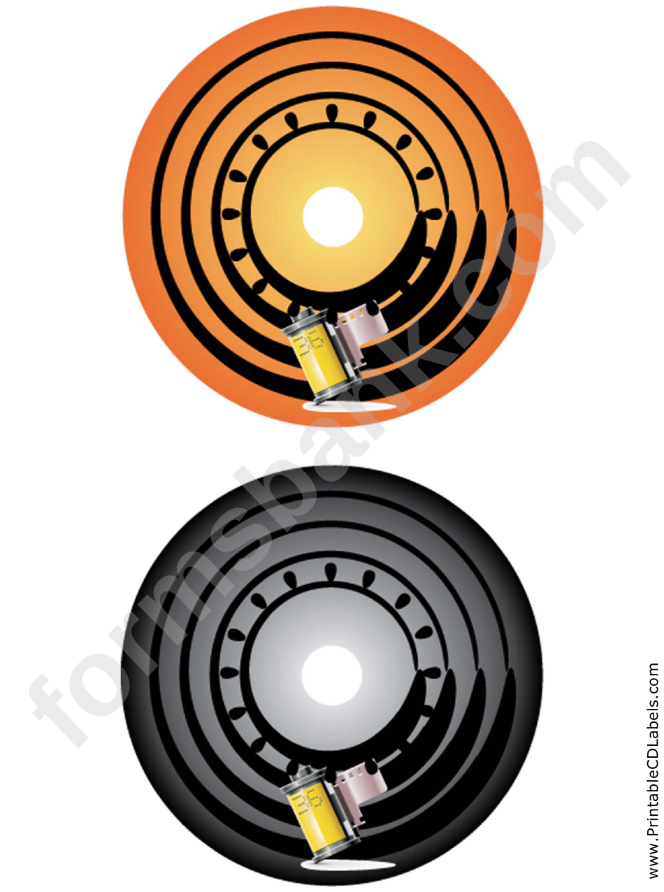 Cd Label Template printable pdf download