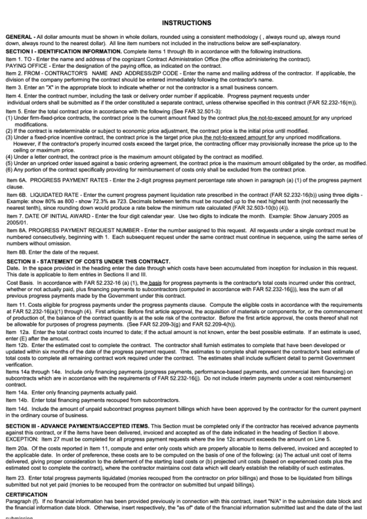 Instructions For Standard Form 1443 printable pdf download
