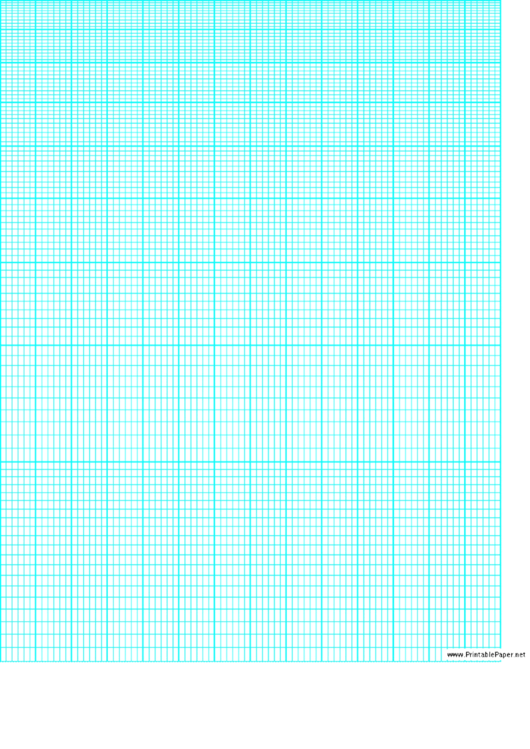 Semi-Log Paper - Blue On White printable pdf download