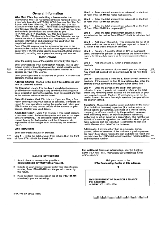 Form Ifta-101-Mn General Instruction printable pdf download Form Ifta-101-Mn General Instruction printable pdf download