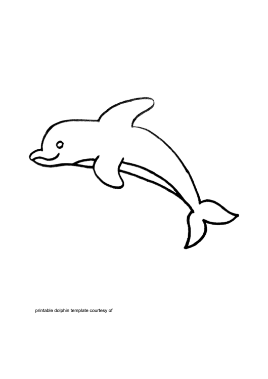 Dolphin Template Printable Pdf Download