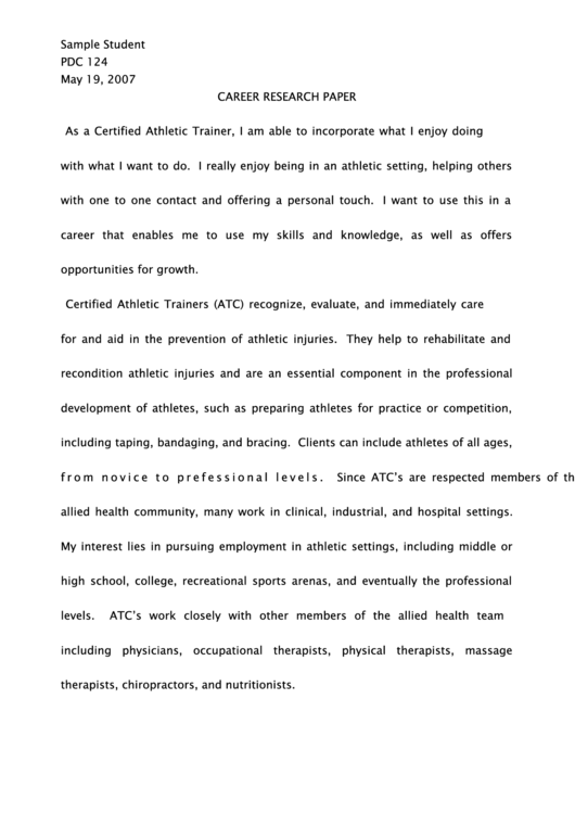 Academic Paper Template
