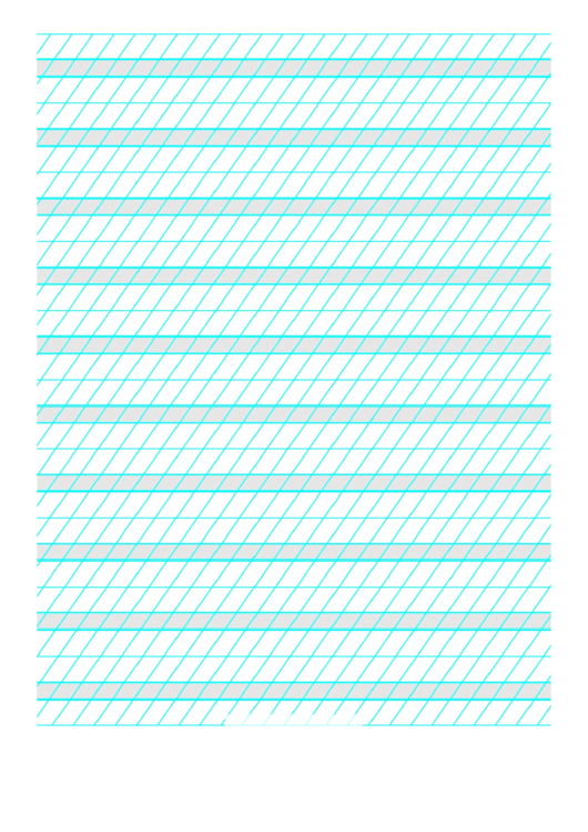Calligraphic Guide Paper printable pdf download