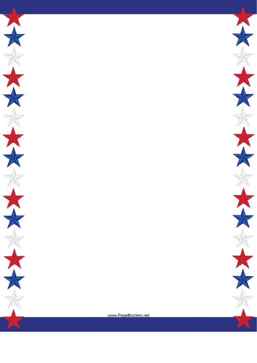 Star Border Template Printable Pdf Download