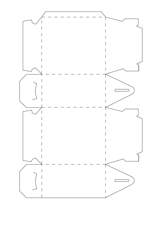 Gable Box Template Printable Pdf Download