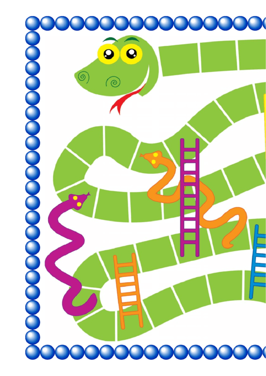 S snakes Ladders Board Game Template Template Printable