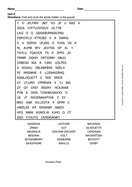 Level 7 Word Search Puzzle printable pdf download
