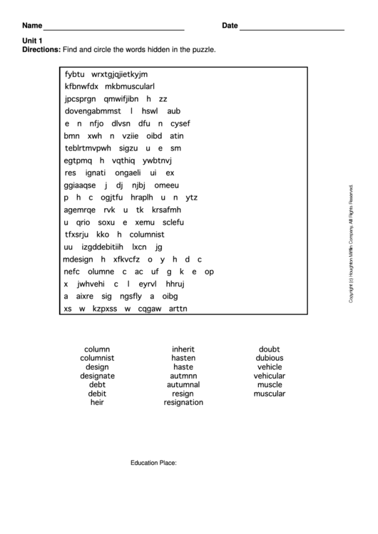 Level 7 Word Search Puzzle Template printable pdf download