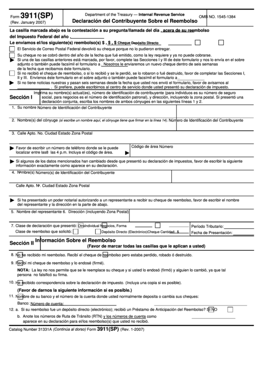 Form 3911 Printable Printable Templates