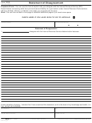 Fillable Form 12509 - Statement Of Disagreement printable pdf download