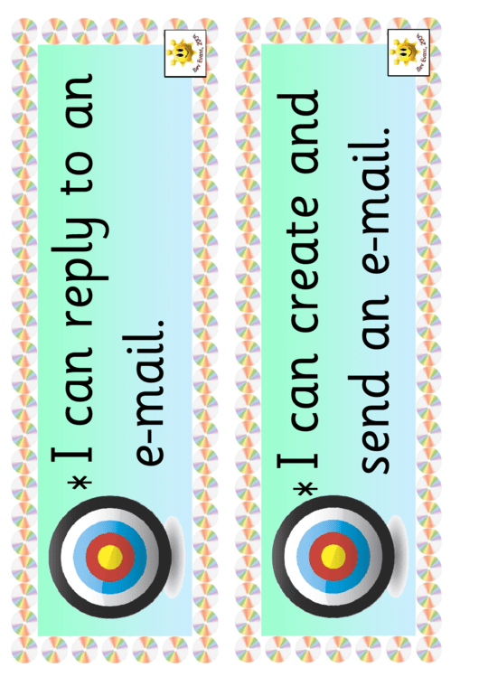 E-Mail Poster Template printable pdf download