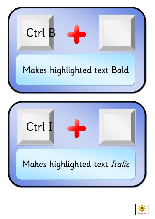 Word Keyboard Poster Template printable pdf download