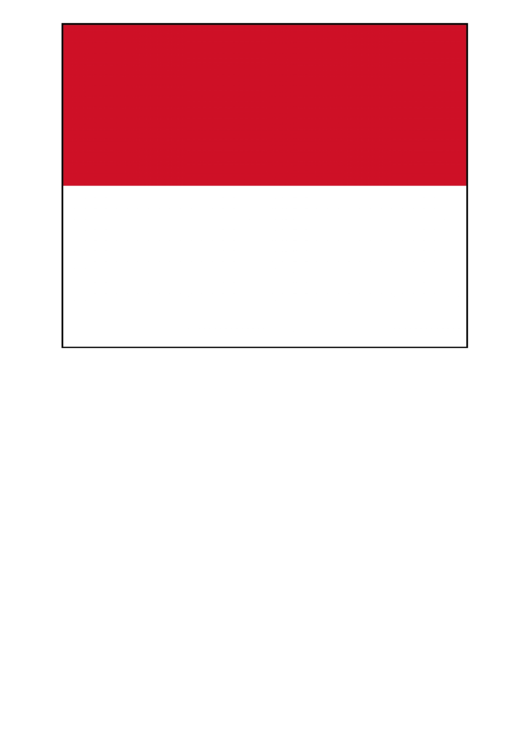 Monaco Flag Template printable pdf download