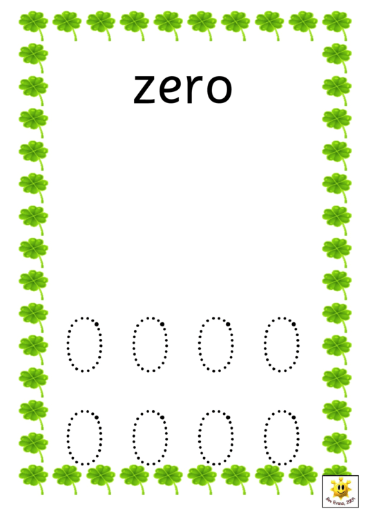 Numbers Writing Sheets printable pdf download